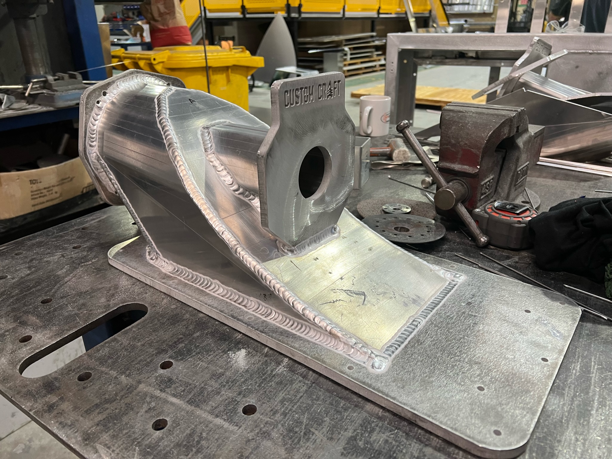 Fabricated Custom Craft Intake - Custom Craft Mini Jet